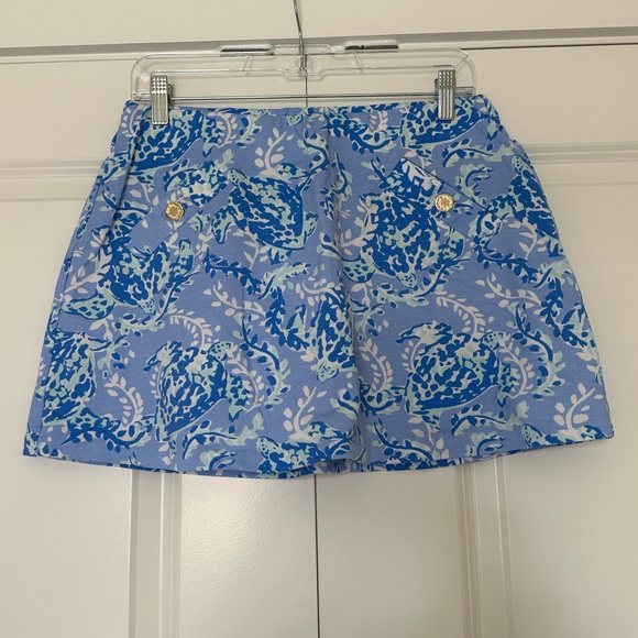 Lilly Pulitzer | Shorts | Nwt Lilly Pulitzer Madison Skort Blue Peri ...